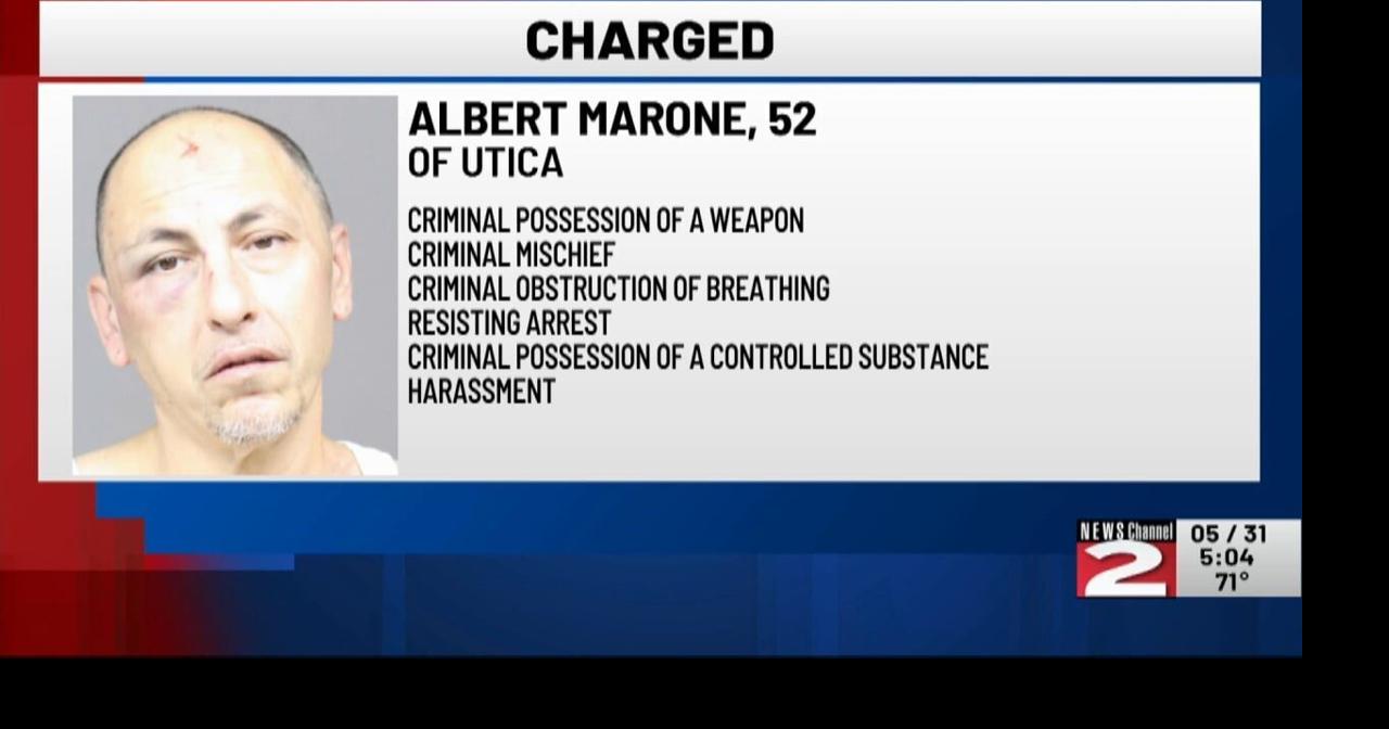 Officer Taken to Hospital After Attempting to Arrest 52-Year-Old Utica ...