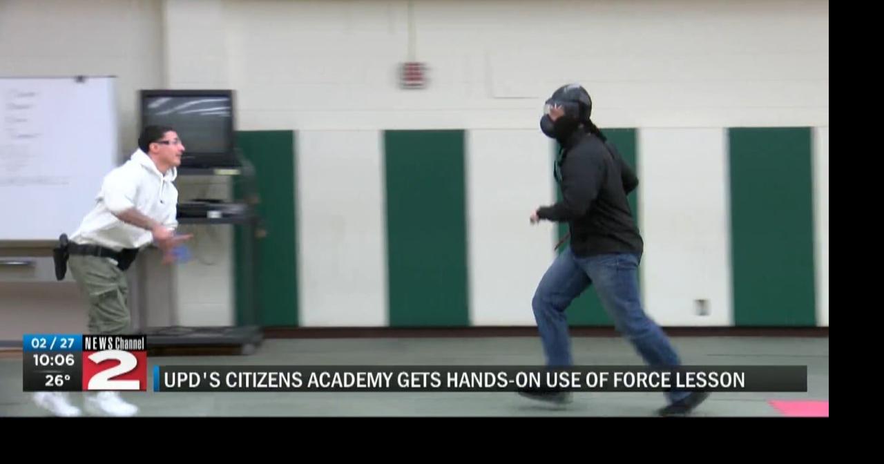 Utica Police Citizens Academy attendees get hands-on use of force ...