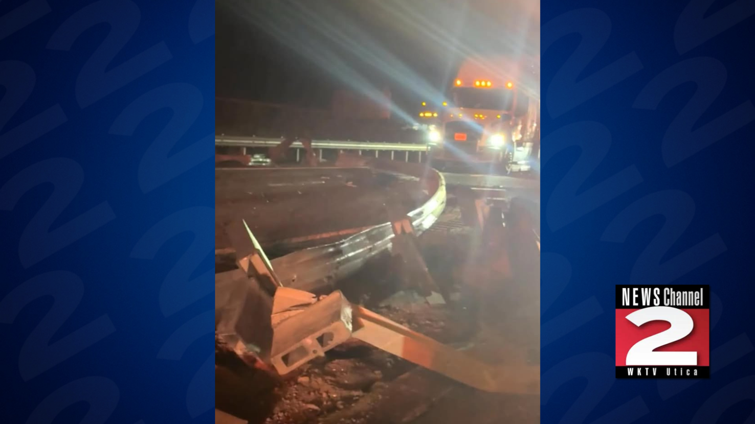 UPDATED: Tractor-Trailer Crash Causes Thruway Closure Early Wednesday Morning | News | wktv.com