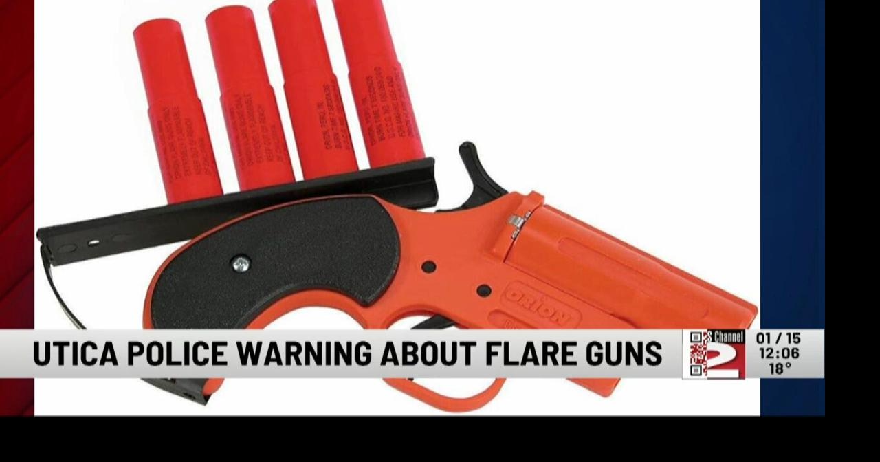 Utica Police Address Rise in Juvenile Flare Gun Incidents | Video ...