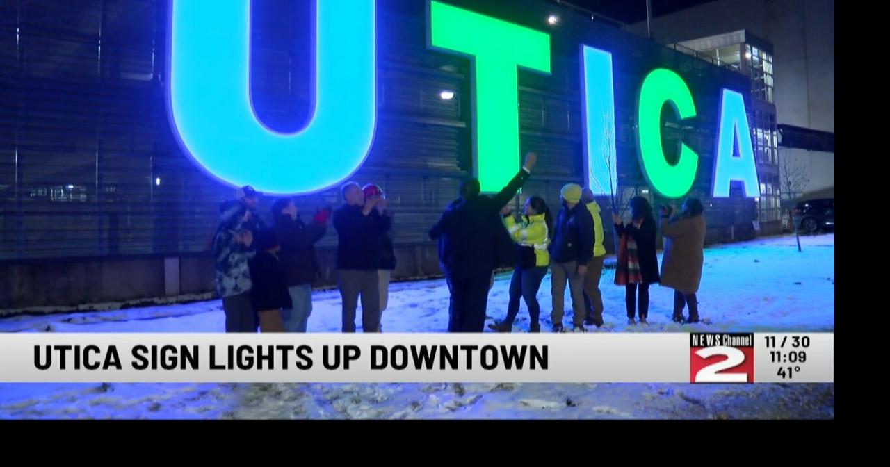 UTICA Sign Illuminates Downtown | Video | wktv.com