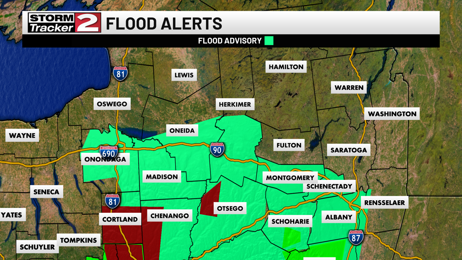 Flood Advisories and Warnings In Effect This Morning | Weather | wktv.com