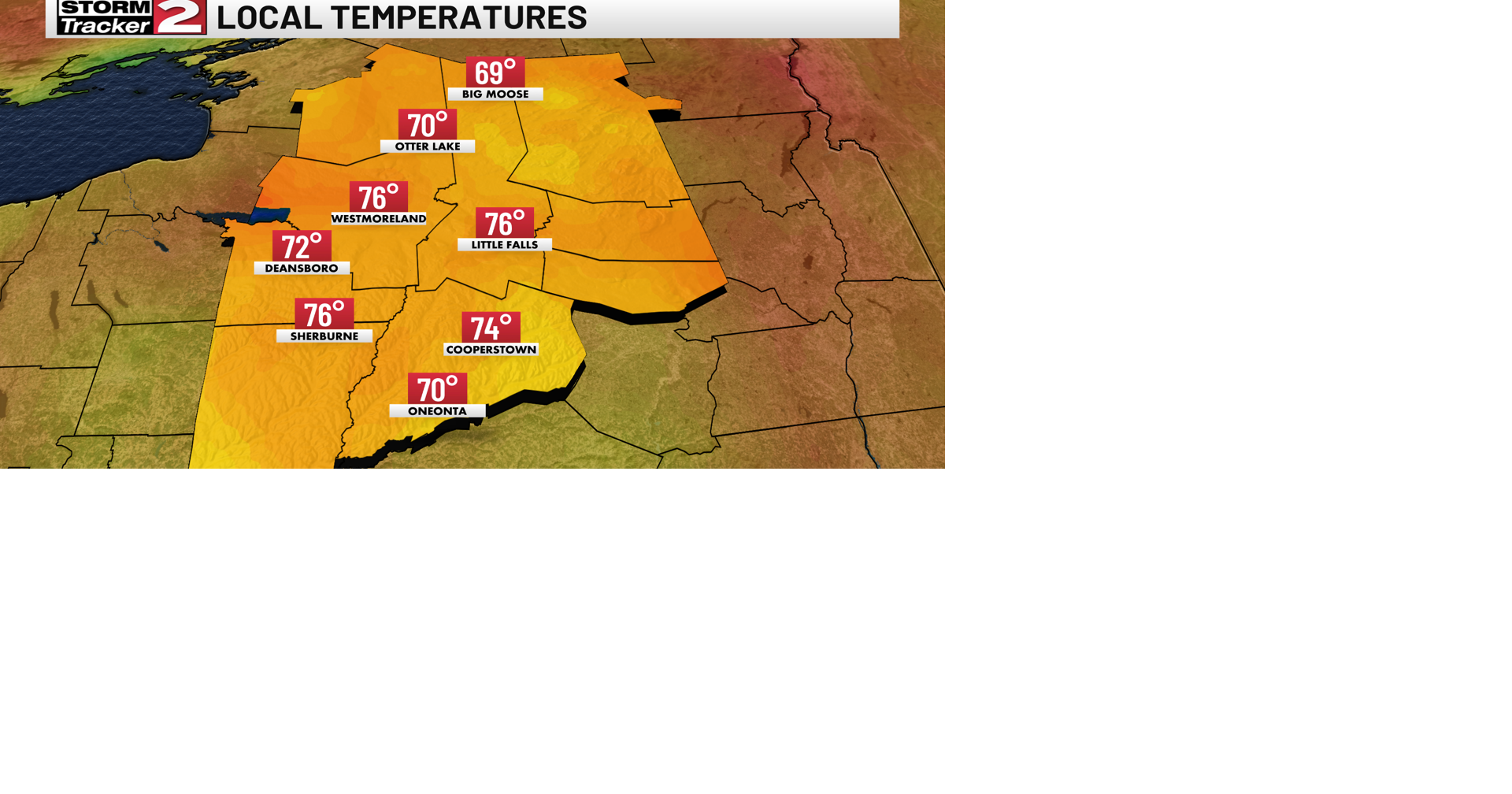 Warm, Pleasant Weather Continues Tuesday Evening | Weather | wktv.com