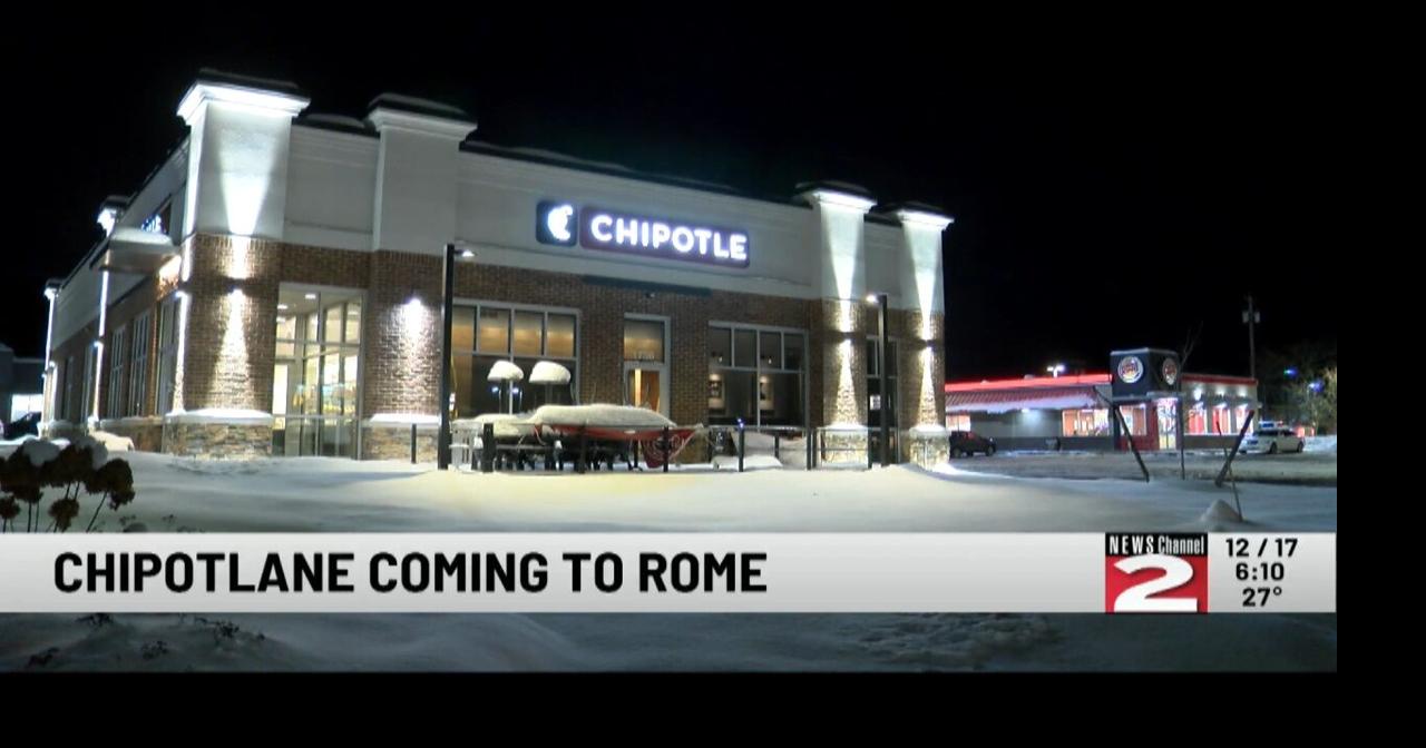 Chipotle Opens First Rome Location with Drive-Thru | Local | wktv.com