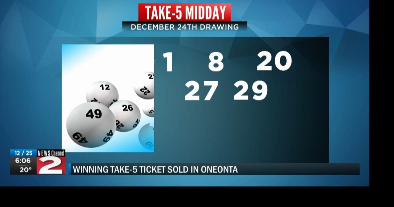 Winning Take 5 Ticket sold in Oneonta | Video | wktv.com