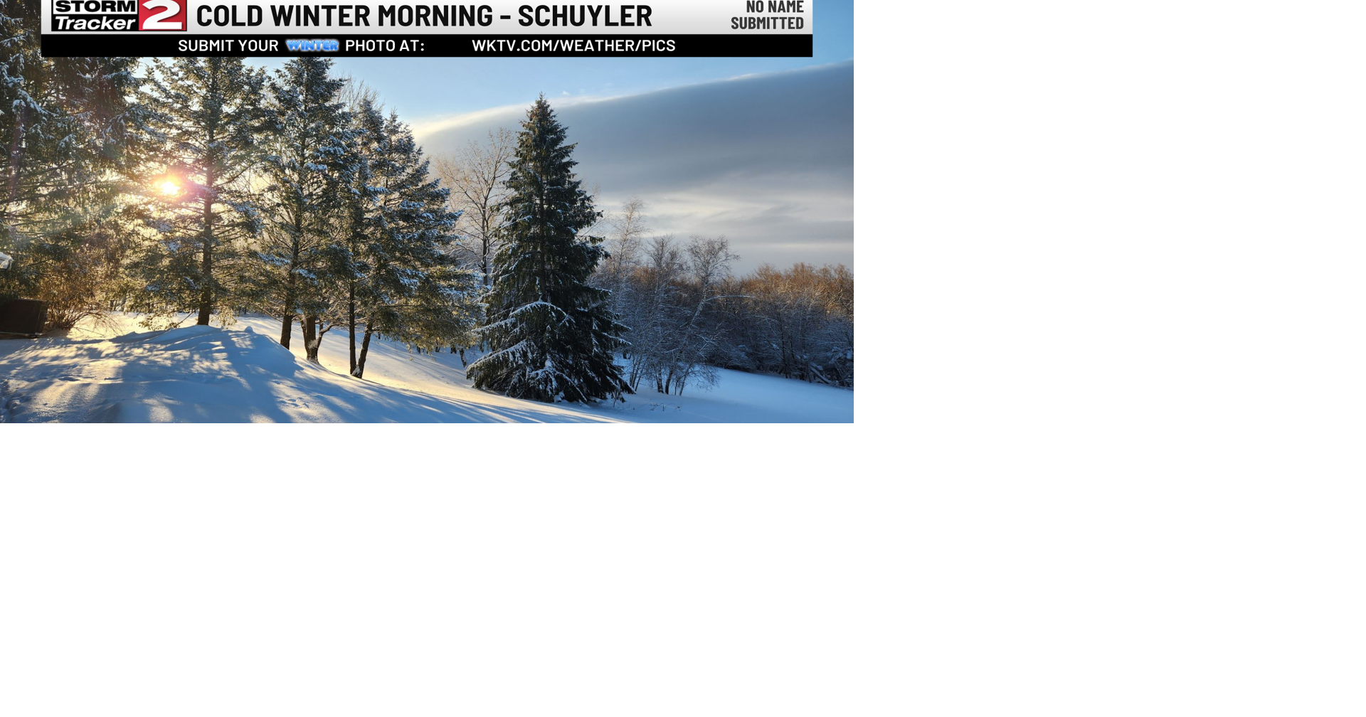 WKTV Weather Photo of the Day: February 3 | Daily Weather Photo | wktv.com