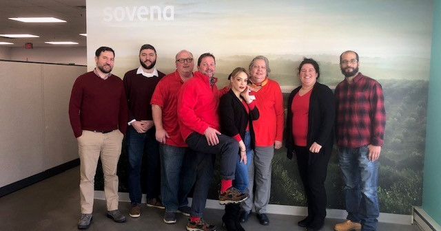 Sovena USA employees support the 'Go Red for Women' initiative | | wktv.com