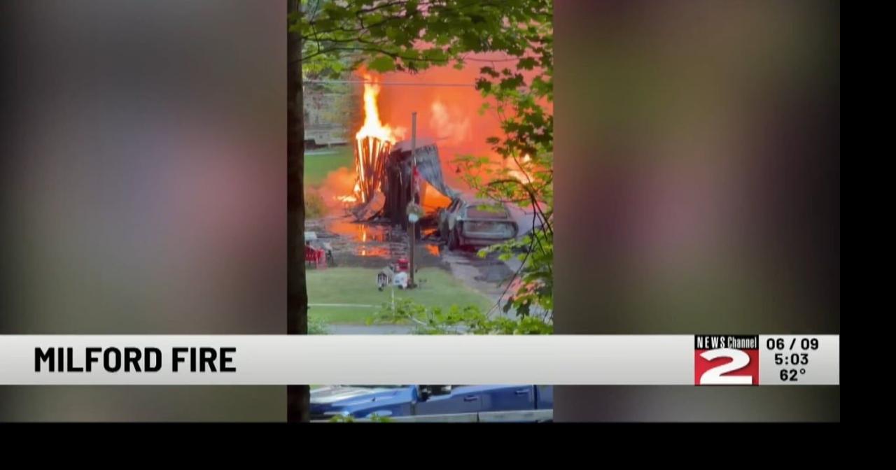 Milford House Fire on Lee Drive Leaves Home Destroyed, 1 Injured ...