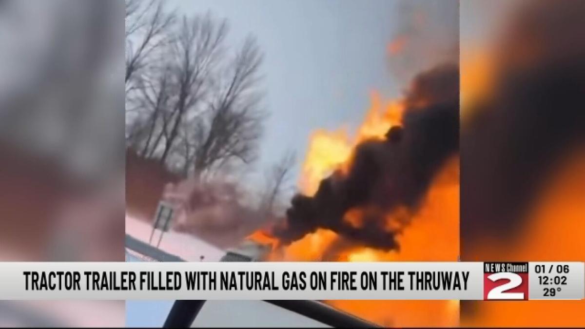 UPDATED: Fire Involving Tractor Trailer Carrying Compressed Natural Gas ...