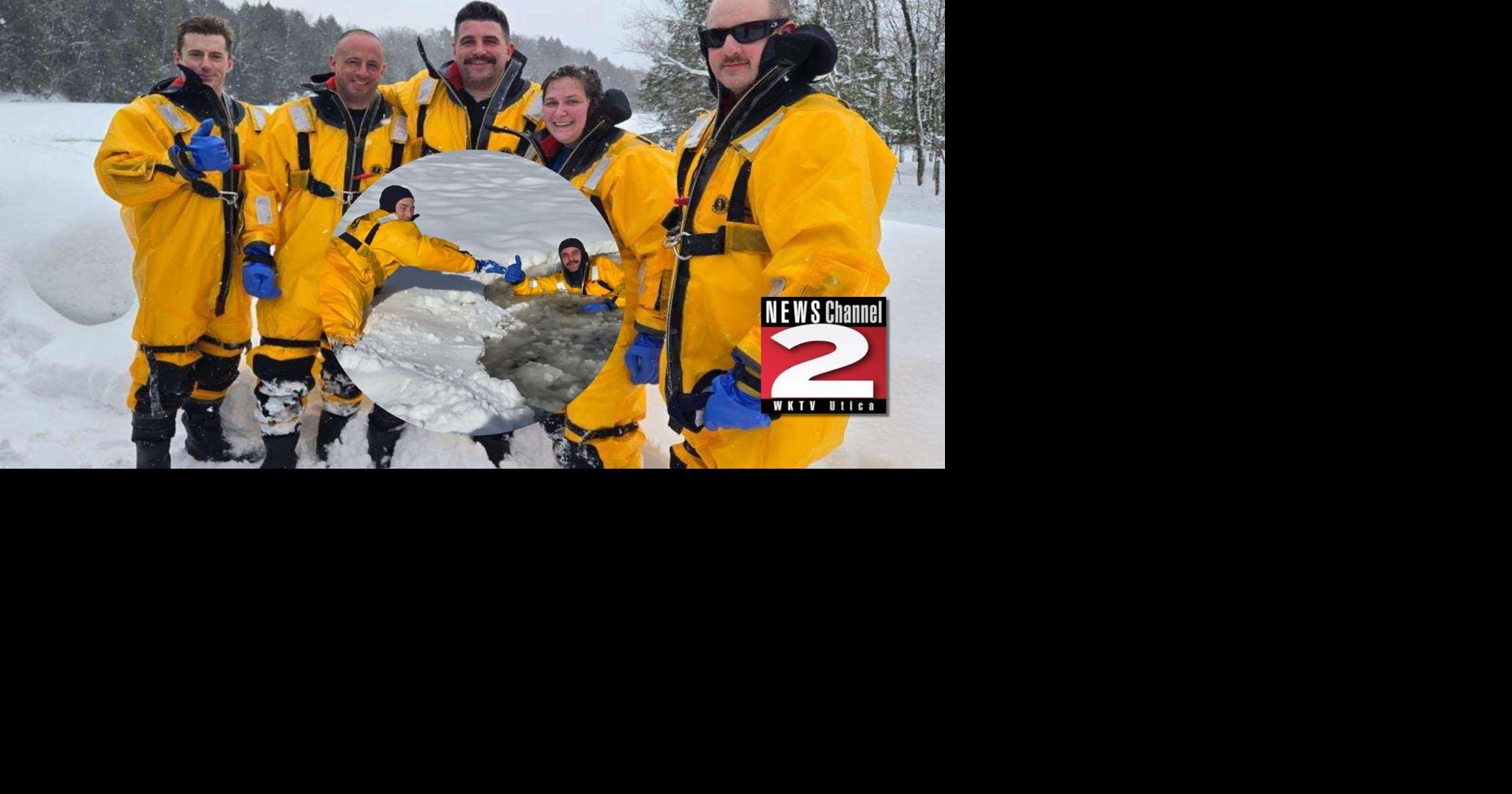 Ilion Fire Department Members Complete Ice Water Rescue Training ...