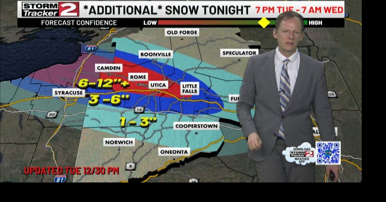 Evening Forecast: Heavy Snow Continues Tonight | Video | wktv.com