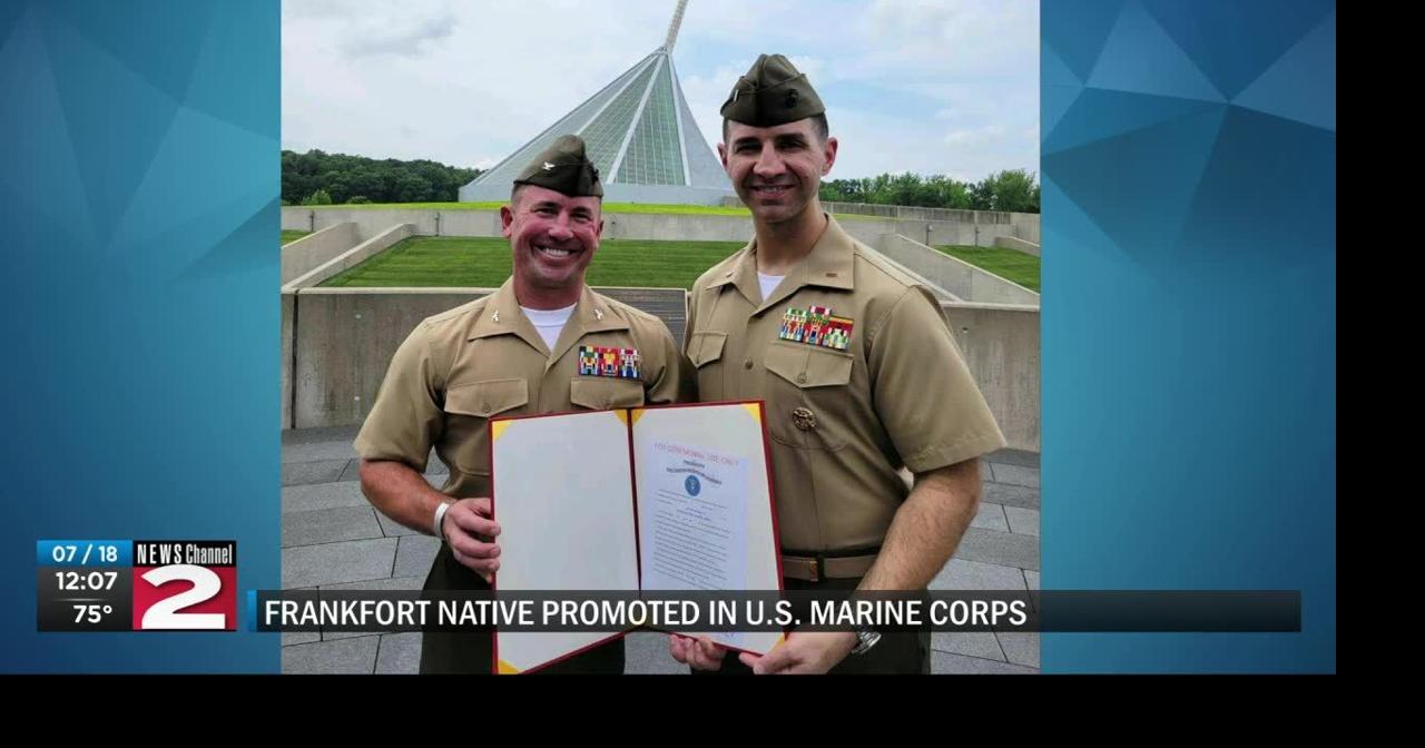 Frankfort Native Promoted in U.S. Marine Corps | News | wktv.com