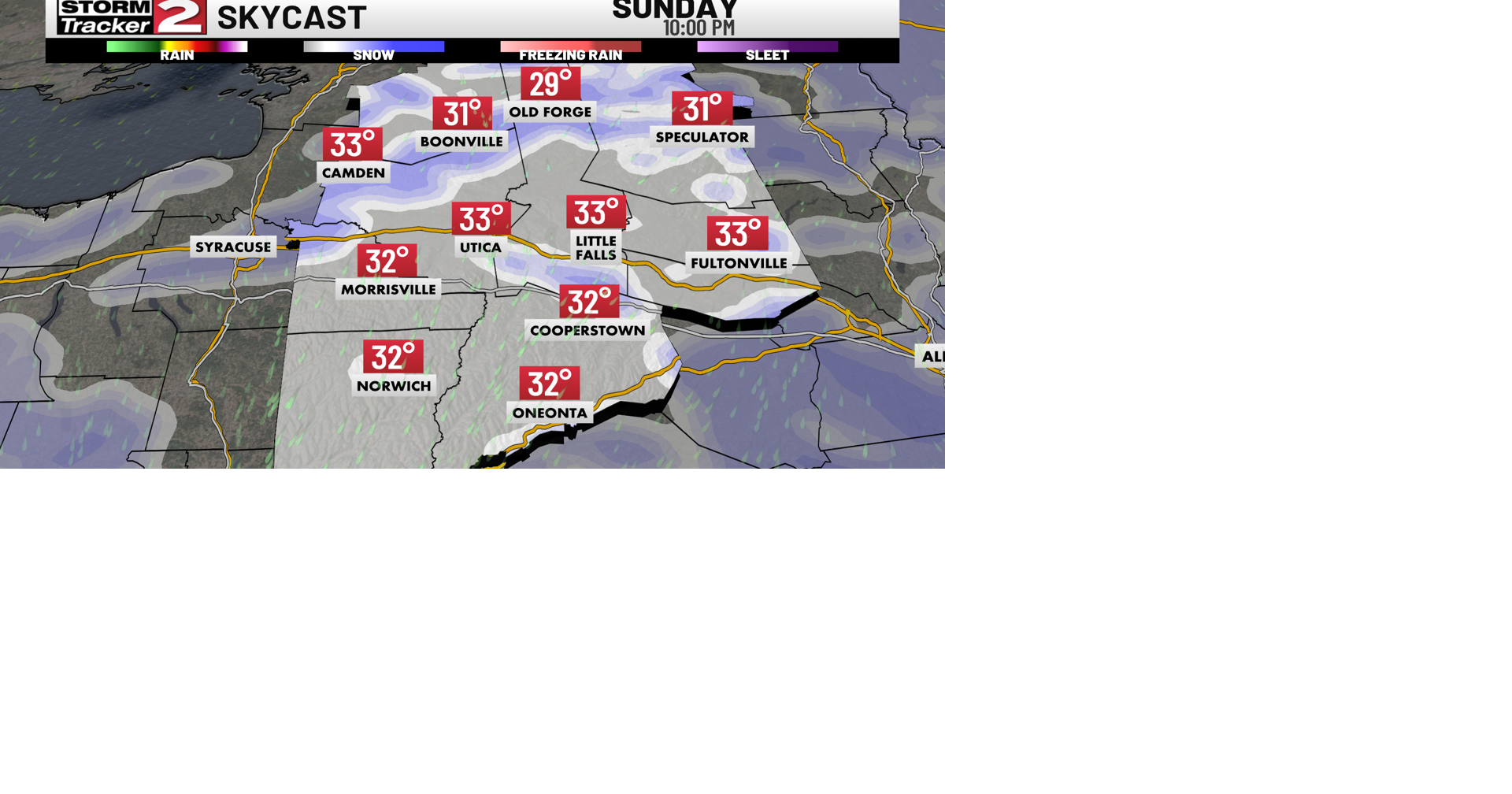 Steady Snow Winds Down Tonight | Weather | wktv.com