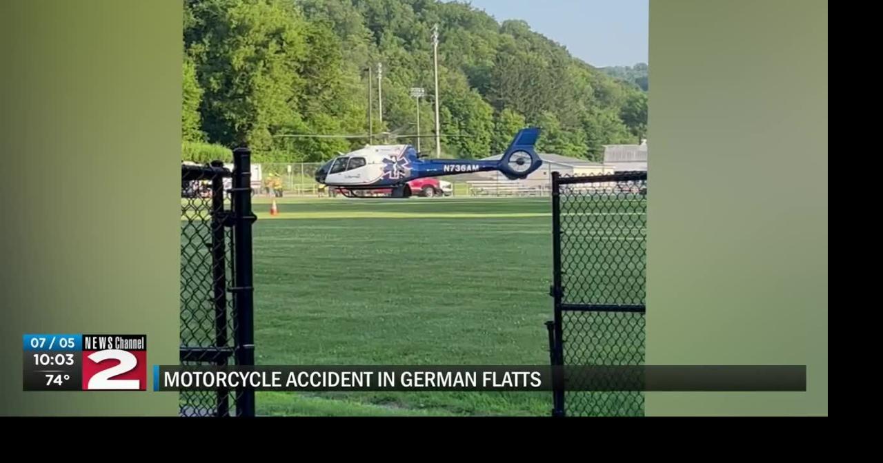 One person airlifted to the hospital following car-motorcycle crash ...