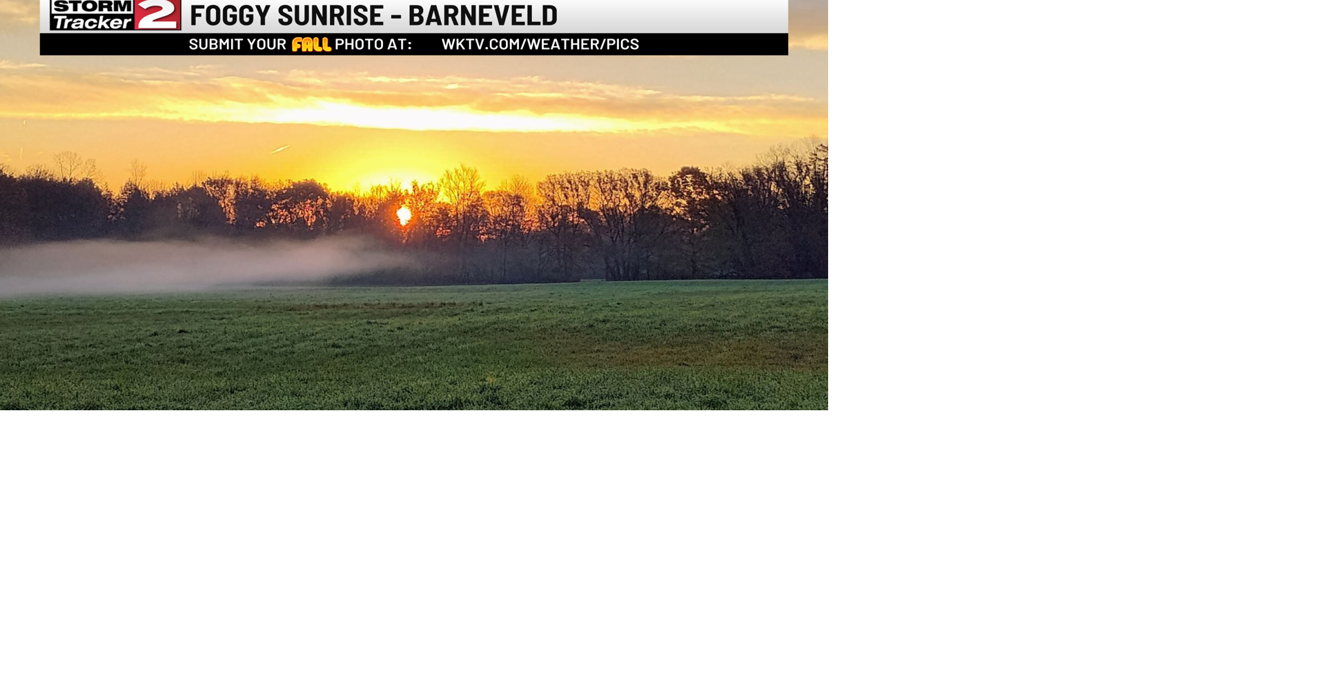 WKTV Weather Photo of the Day: October 30 | Daily Weather Photo | wktv.com