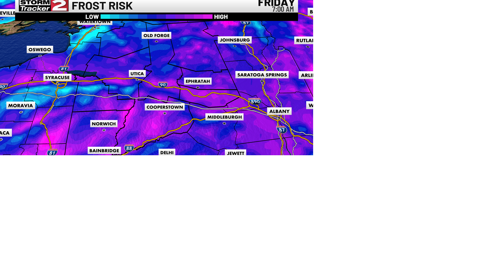 Frosty Nights Ahead: Temperatures Drop to Low 30s and Upper 20s ...