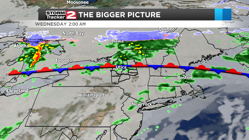 Mild temperatures and widespread rain arriving Tuesday | Weather | wktv.com