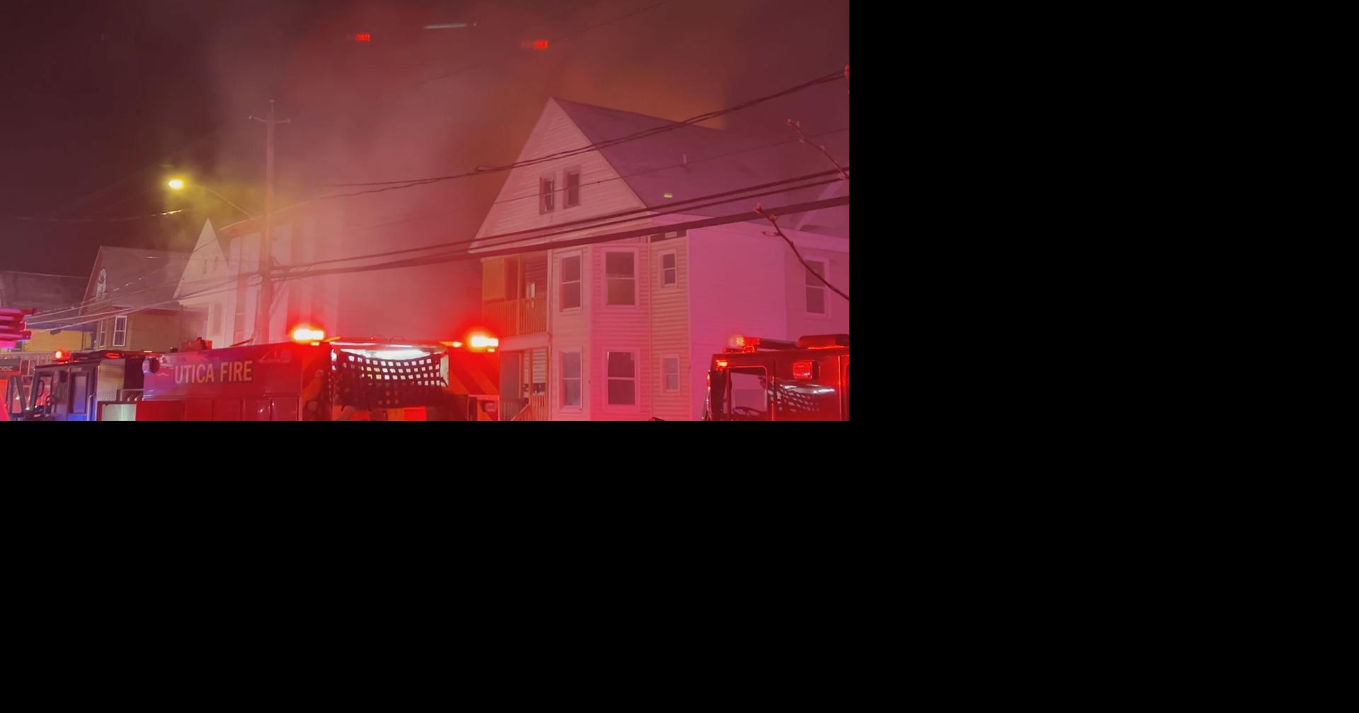 UPDATED: 5 Utica Firefighters Injured While Fighting 2 Second-Alarm ...