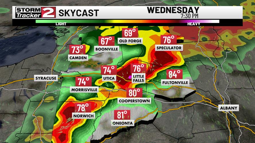 Wednesday Forecast: Watching For Potential Strong Storms Today | Top ...