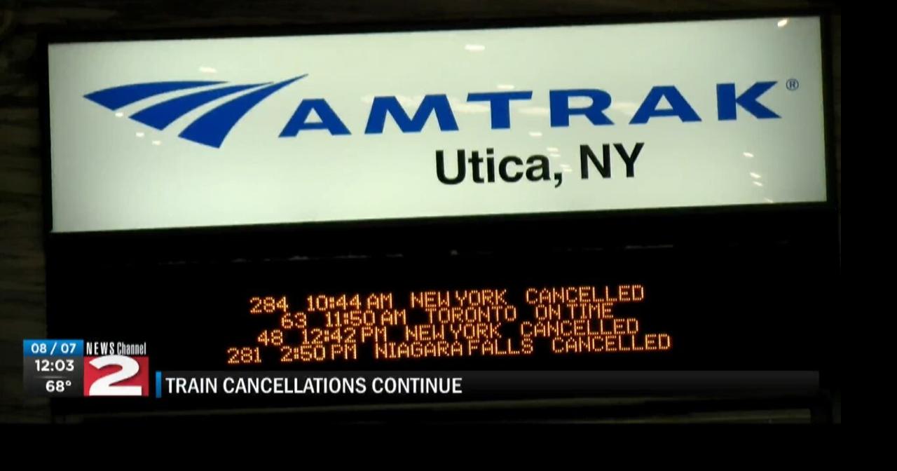 Train Cancellations Continue | Video | wktv.com