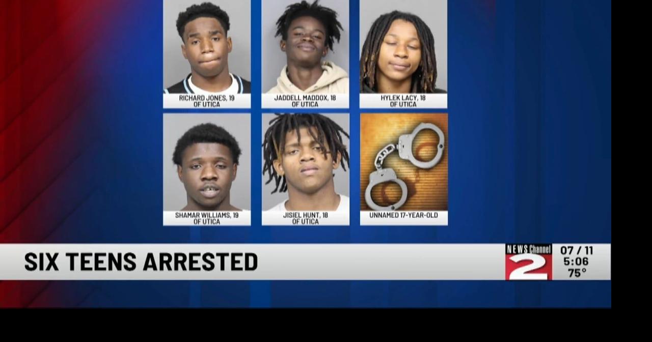 6 Teens Arrested, Facing Multiple Charges | Video | wktv.com