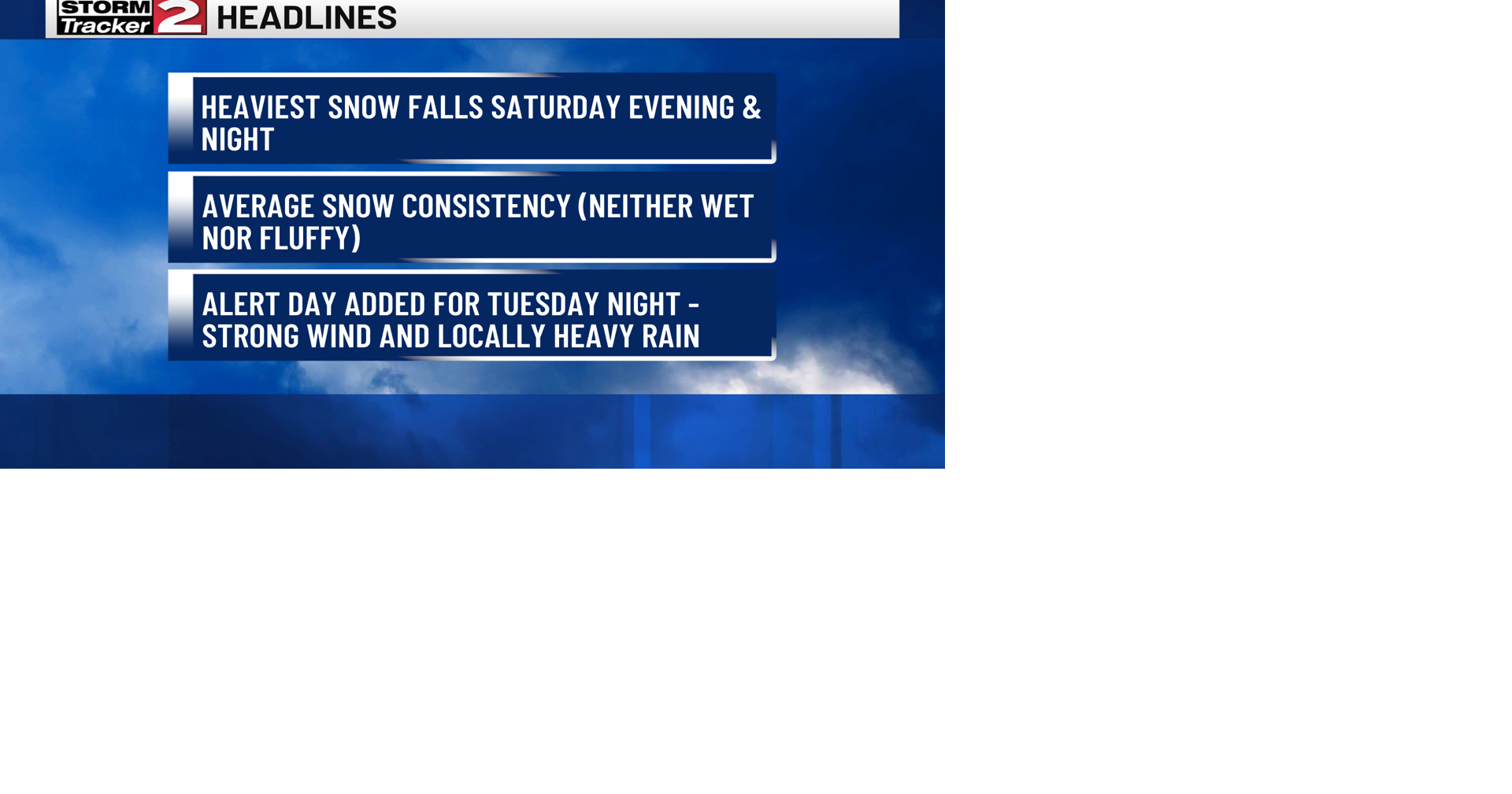 Steady snow continues tonight. | Weather | wktv.com