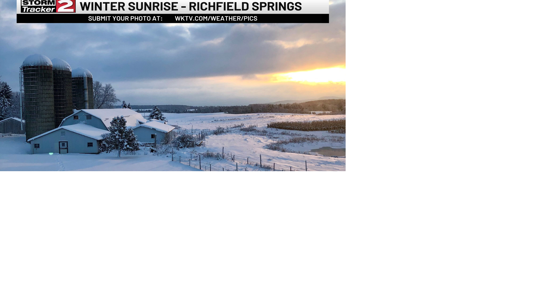 WKTV Weather Photo of the Day: Jan. 17 | Daily Weather Photo | wktv.com