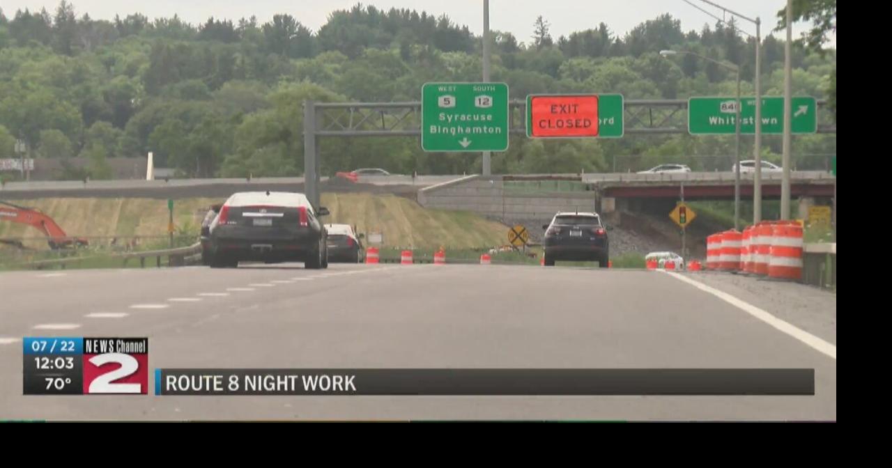 Night work begins on Route 8 bridge next week | Archive | wktv.com