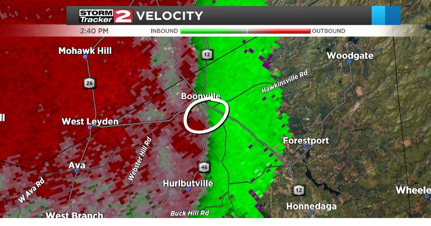 Rotating storm in Oneida County earlier this afternoon | Weather Blog ...