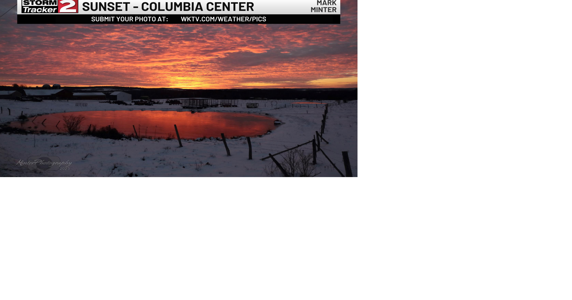 WKTV Weather Photo of the Day: Dec. 20 | Daily Weather Photo | wktv.com