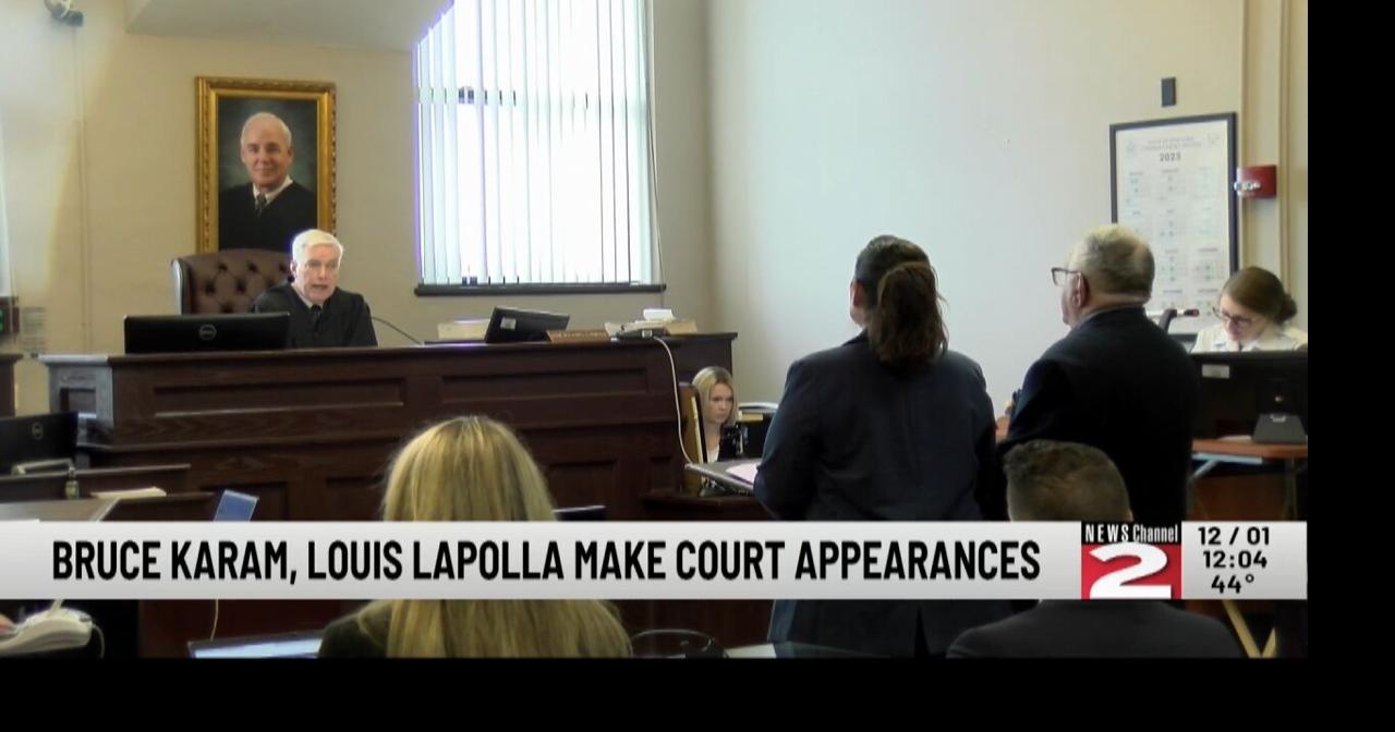 Bruce Karam and Lou LaPolla in Court Friday | Education | wktv.com