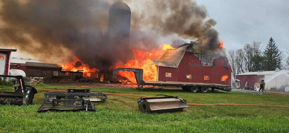 UPDATED: Firefighters Battle Large Barn Fire in Remsen for 10 Hours ...