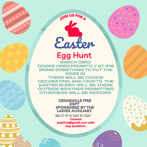 Meet the Easter Bunny and Search for Eggs in Ilion | Local | wktv.com