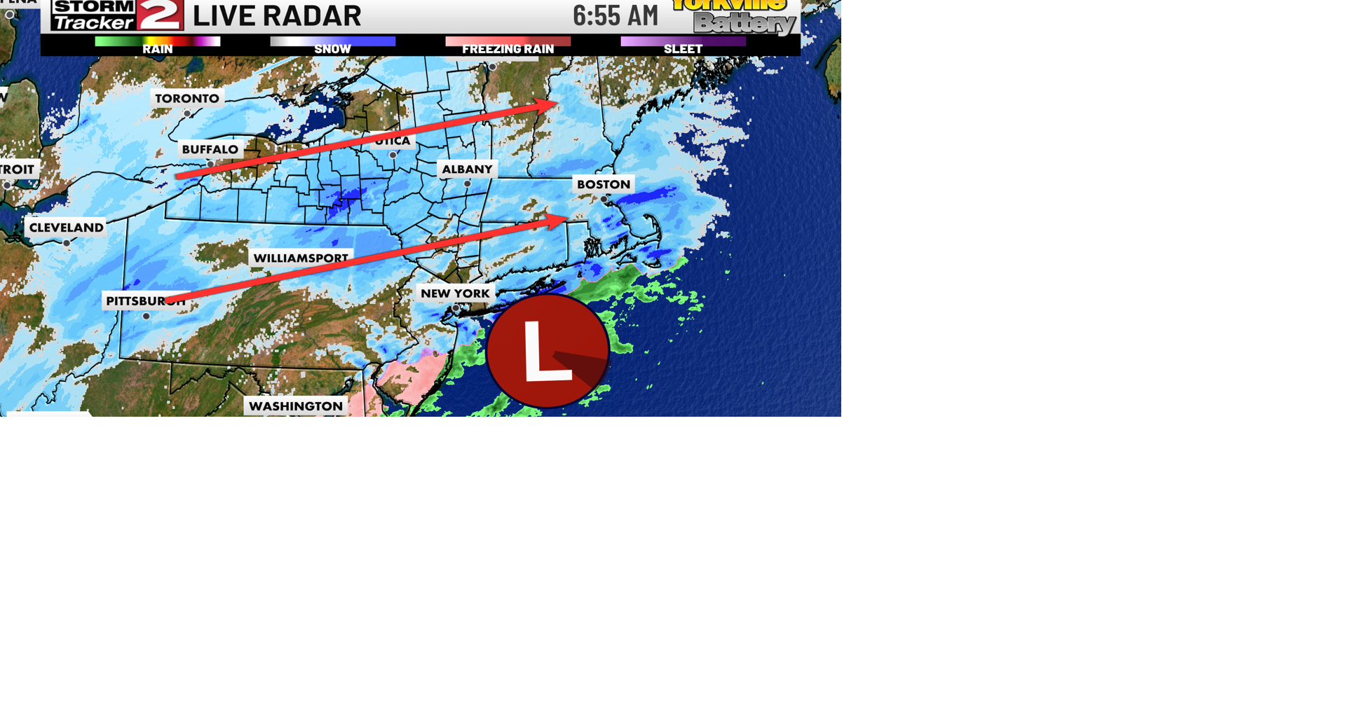 Tuesday Forecast: Widespread Light Snow Turns to Lake-Effect Tonight ...