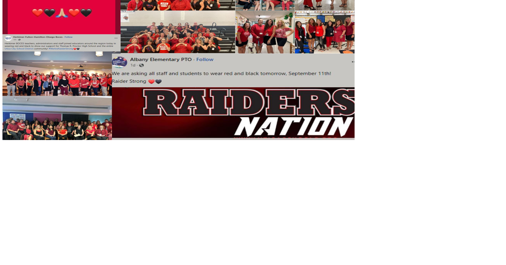 Wearing Red and Black: Local Schools Rally Around Proctor After ...