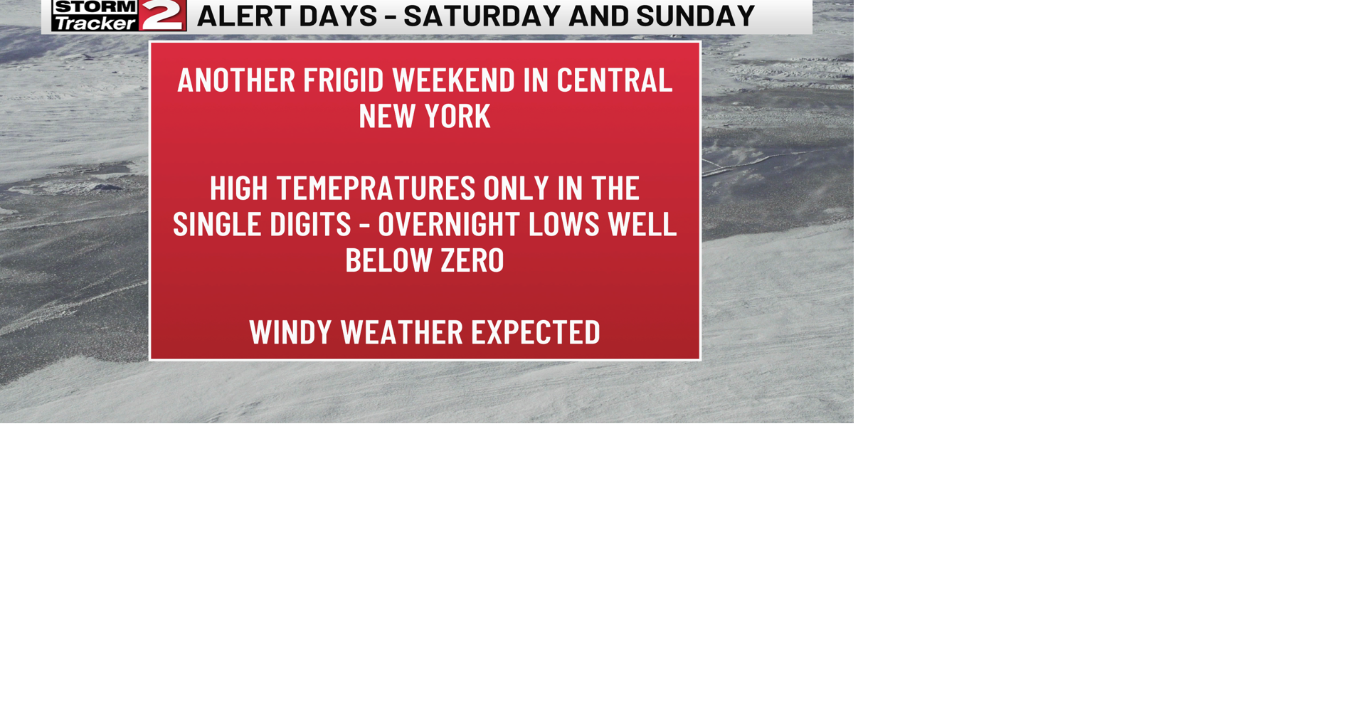 Light Snow Returns Tuesday | Weather | wktv.com