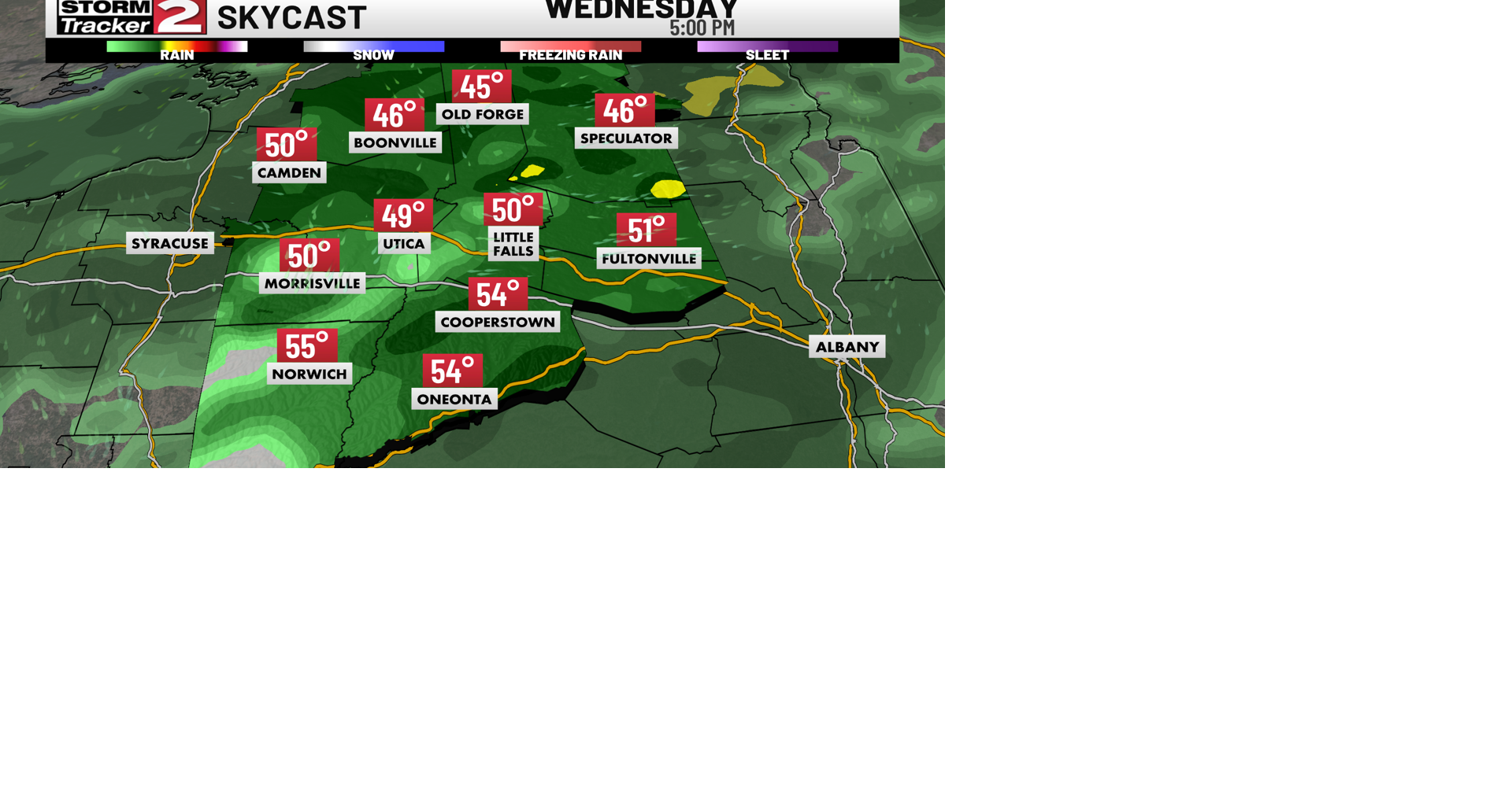 Rain Again Wednesday | Weather | wktv.com