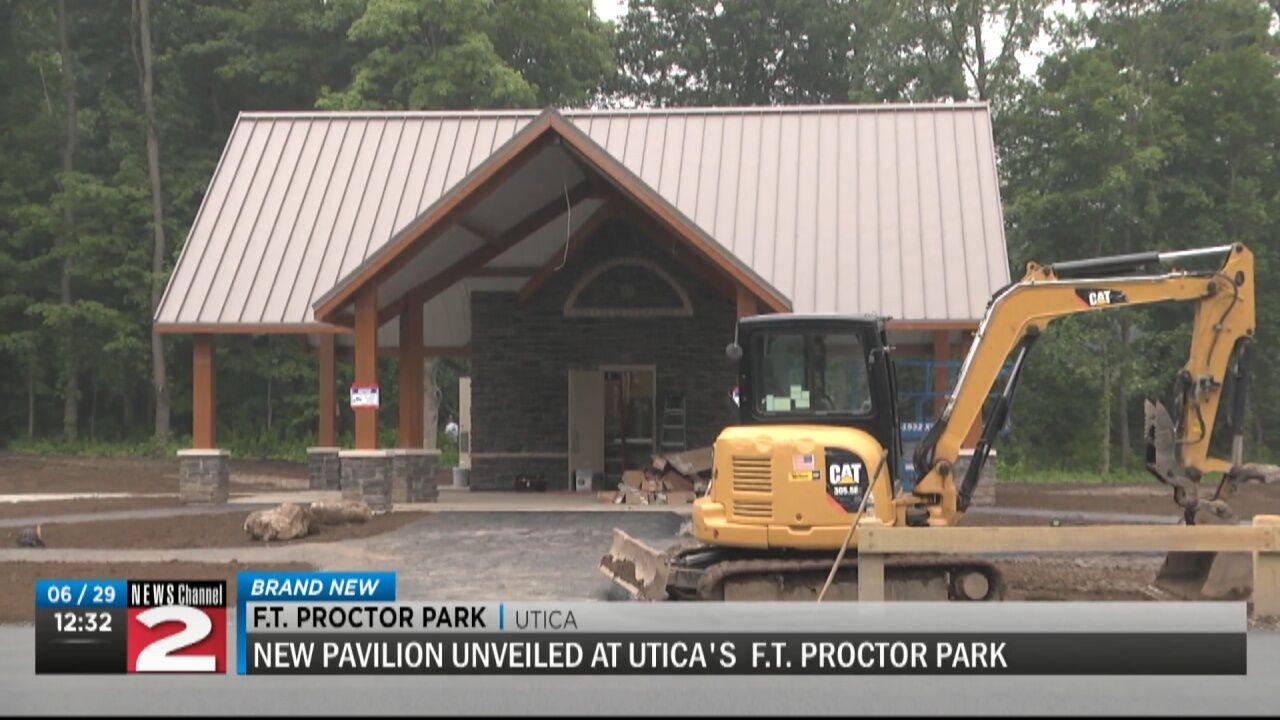 New Pavilion Unveiled at Utica's F.T. Proctor Park | News | wktv.com