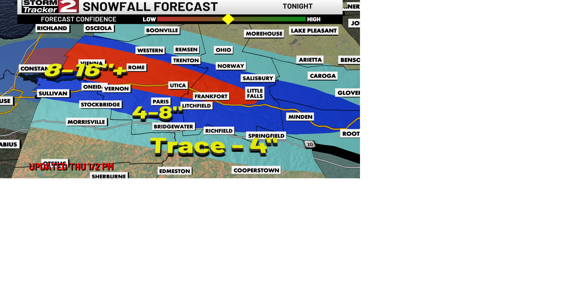 Heavy Snow and Whiteout Conditions Continue in Mohawk Valley | Weather ...