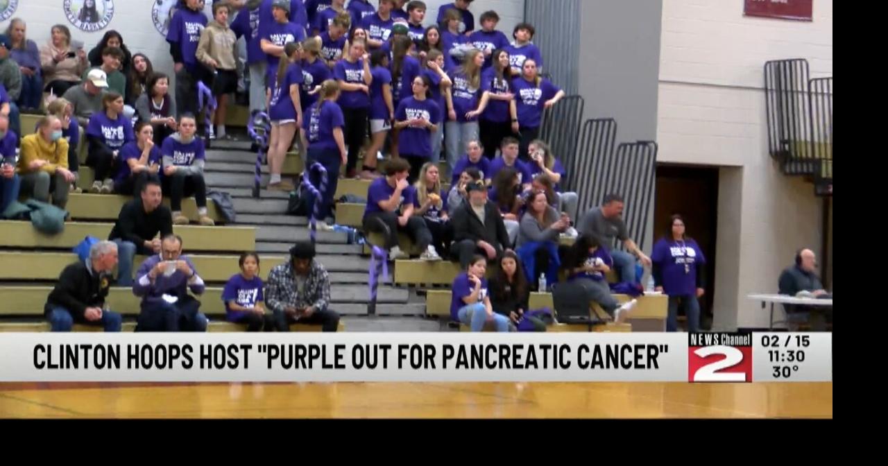 Clinton basketball hosts "Purple Out for Pancreatic Cancer" | Video ...
