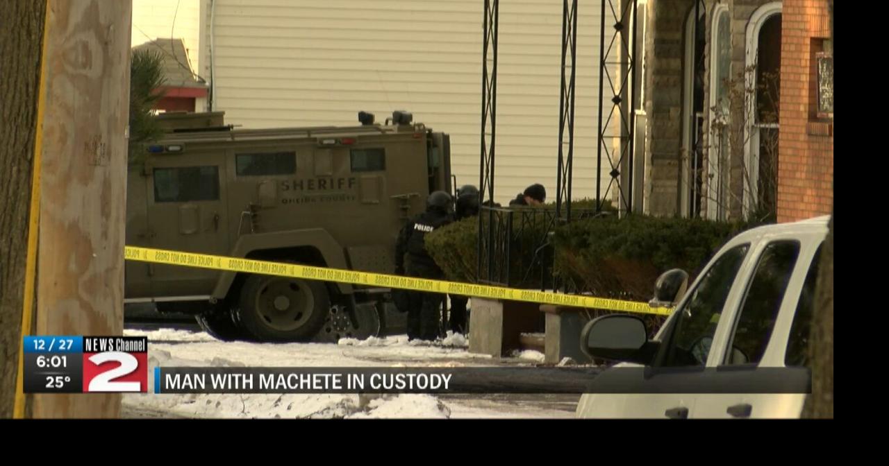 Man With Machete In Custody Following 5 Hour Standoff In Utica Felony