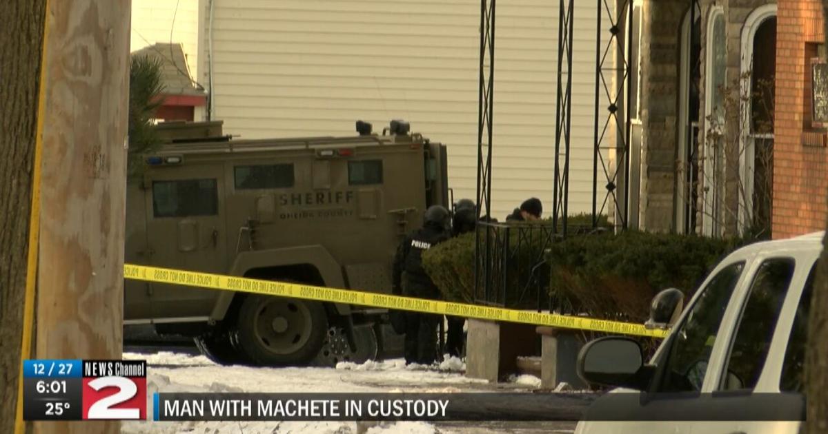 Man With Machete In Custody Following 5 Hour Standoff In Utica Felony