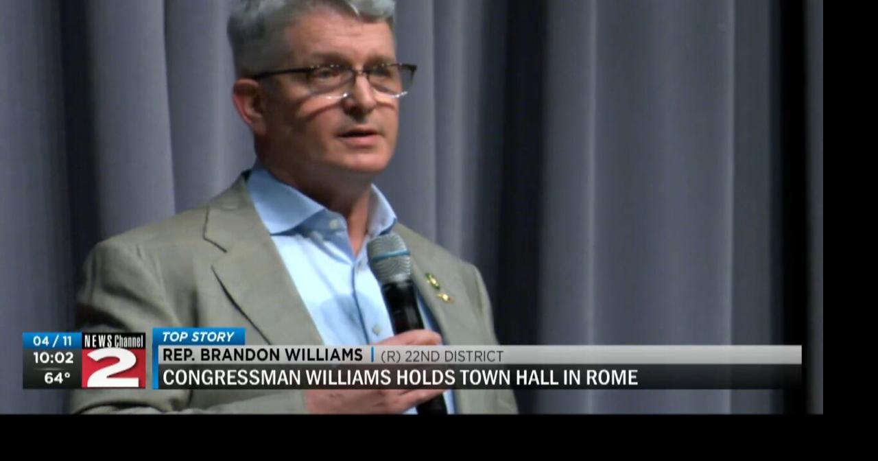Congressman Brandon Williams holds town hall at Strough Middle School ...