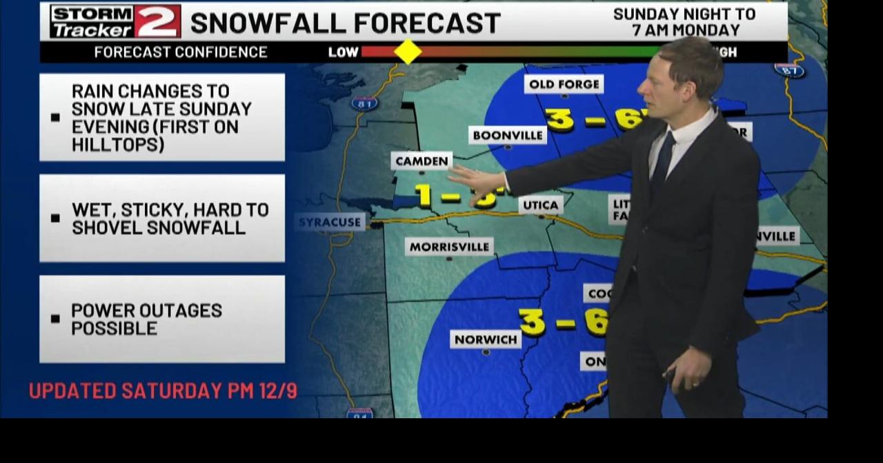 Tracking snow Sunday night | Video | wktv.com