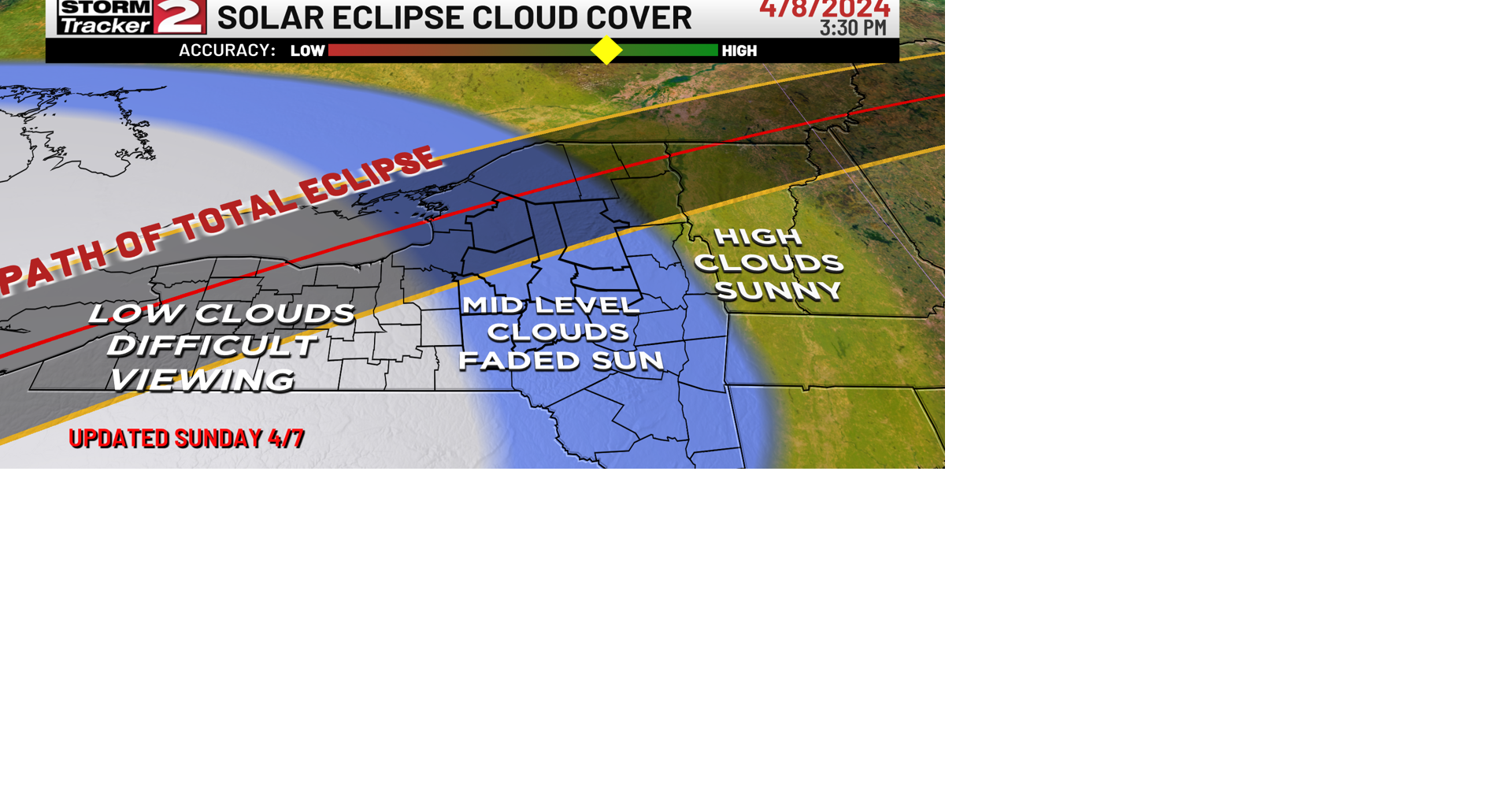 Solar Eclipse Cloud Cover Forecast | Weather | wktv.com