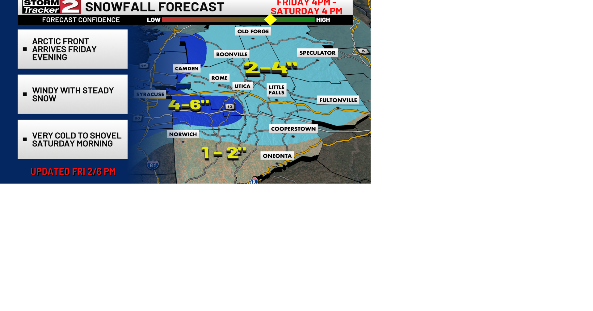 Tracking Snowfall For This Evening Into Saturday And A Ferociously Cold ...