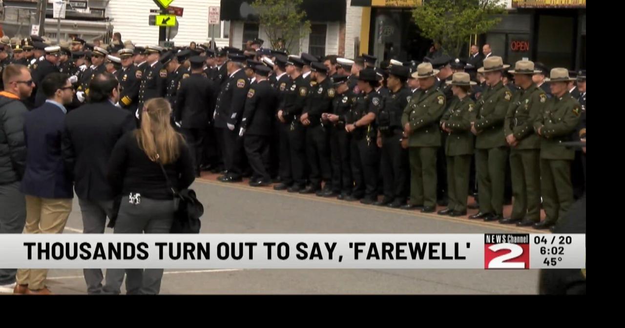 Law Enforcement Turn Out in Thousands for Funeral of Syracuse Police ...