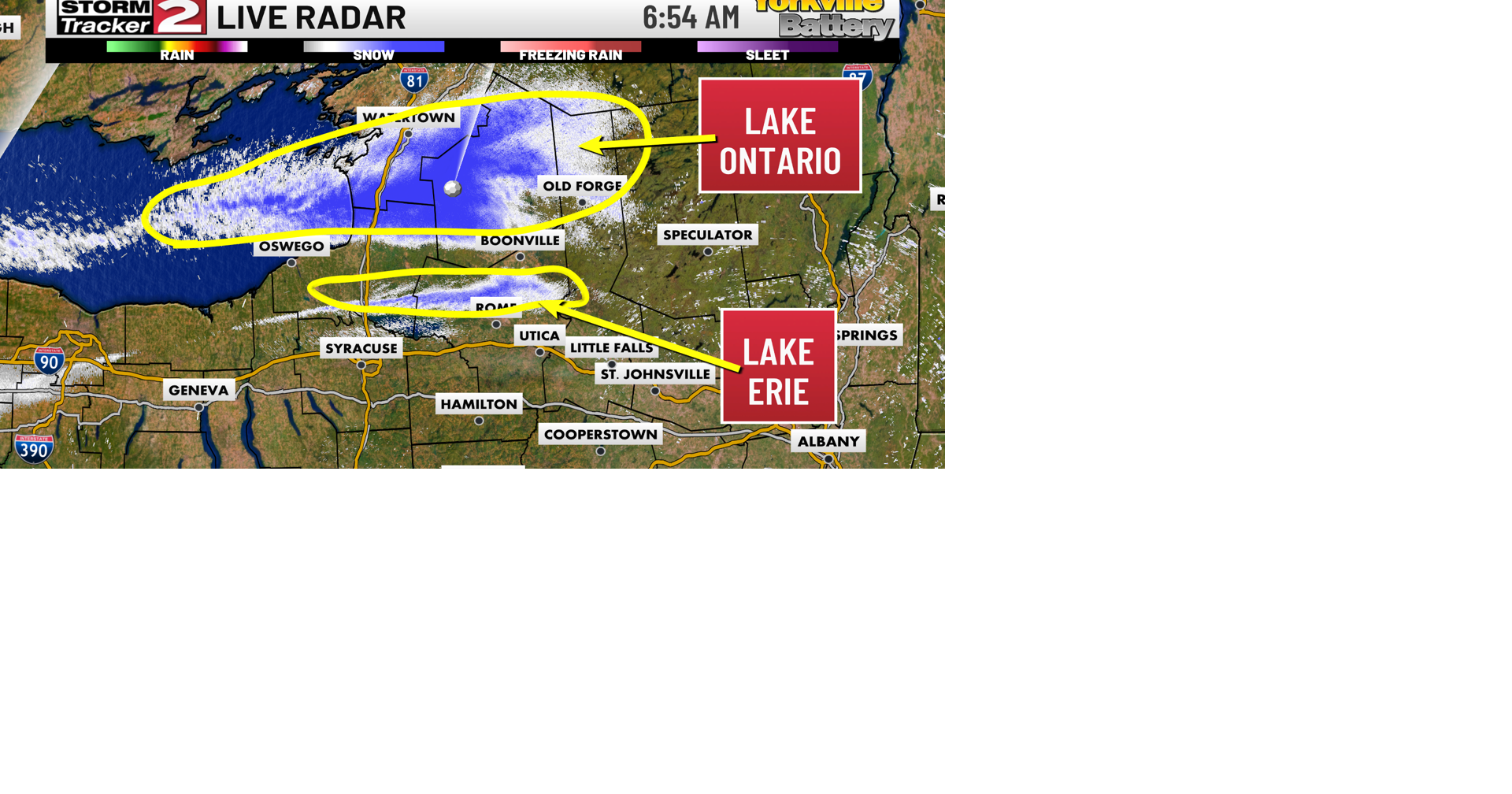 Thursday Forecast: Cold With Chance for Spotty Light Snow This Evening ...