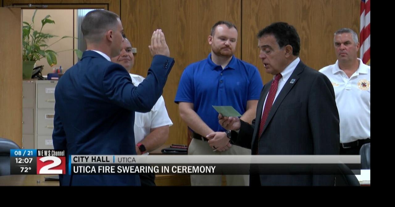 5 New Utica Firefighters Sworn In | Local | wktv.com