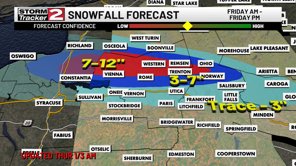 Day 2 of Lake-Effect Snow in Mohawk Valley: The Latest | Top Stories ...